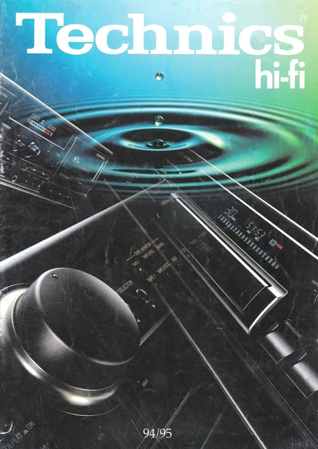TECHNICS-BROCHURE CATALOGUE CATALOG Katalog - 1995 1996-LANGUAGE: English £8.36 - PicClick UK