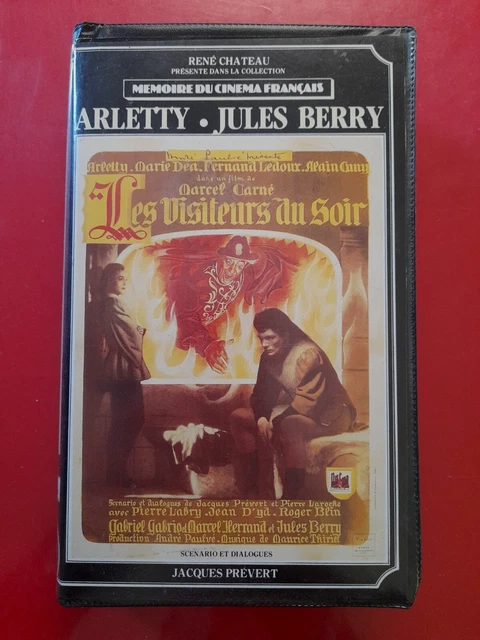 K7 VHS VIDEO René CHATEAU LES VISITEURS DU SOIR ARLETTY BERRY CARNE J. PREVERT EUR 5,00 ...