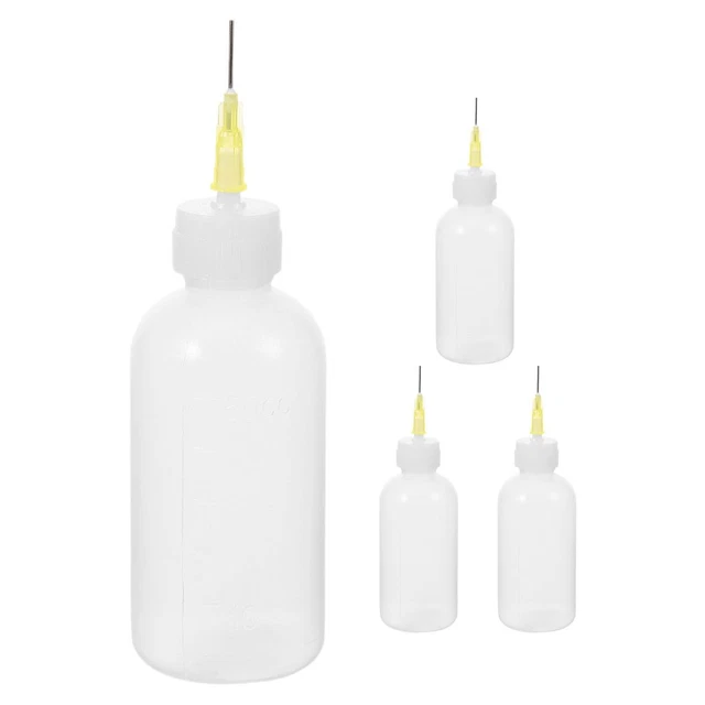 4 PCS PRECISION Tip Bottles Liquid Acrylic Paint Diy Glue Applicator ...