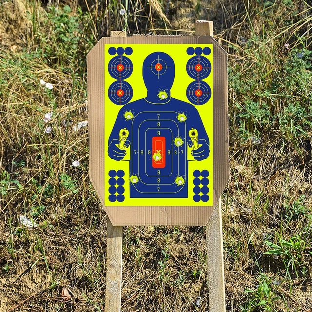 s Bang Targets 18 X 12 Them Bones Skeleton 25 Pack Shooting Target