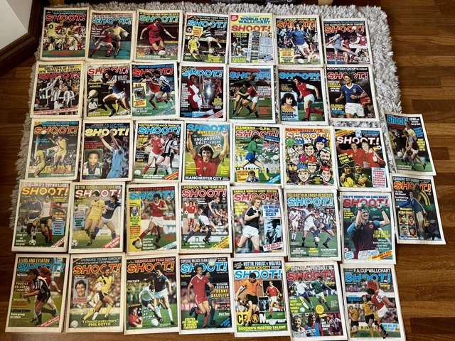 SHOOT MAGAZINE - Job lot of 37 issues - Vintage Football Soccer 1978 ...