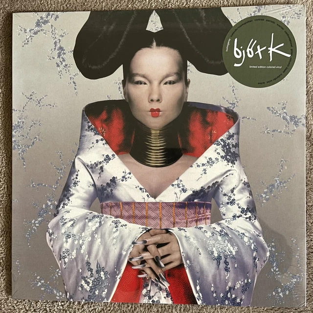 BJORK &HOMOGENIC& Limited Edition Green Colored Vinyl Lp Sealed 1 ...