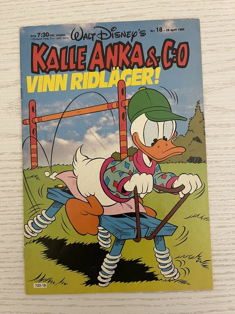 RARE 1959 NO.25 Walt Disneys Kalle Anka & C:O Donald Duck Comic Book In ...