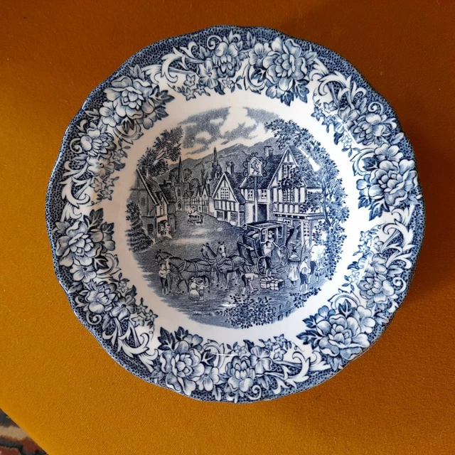 4 SMALL HOLLOW Plates/Bowls, J. & G. Meakin, Stratford Stage, Very Good ...