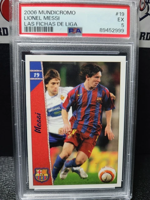 2006 MUNDICROMO LAS Fichas De Liga LIONEL MESSI #19 PSA 5 EUR 86,06 ...