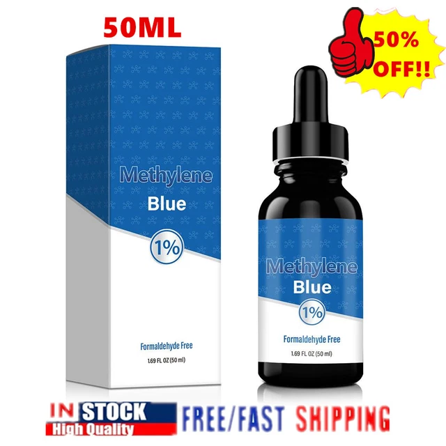 50ML METHYLENE BLUE Drops Formaldehyde Free Boost Metabolism £5.65 ...