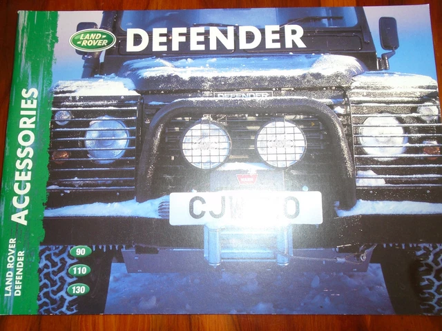 LAND ROVER DEFENDER Accessories brochure 2000 ref LRML 1427 £8.00 ...