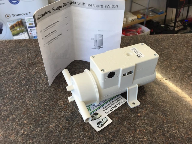 CARAVAN TRUMA ULTRAFLOW Water Pump Surge Damper & Pressure Switch 46050 ...