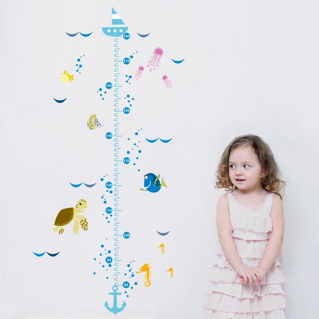 FINDING NEMO HEIGHT Chart Kid Wall Sticker Vinyl Decal Nursery Decor ...
