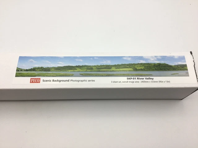 PECO SK-P01 OO Gauge River Valley Photographic Backscene £9.95 ...