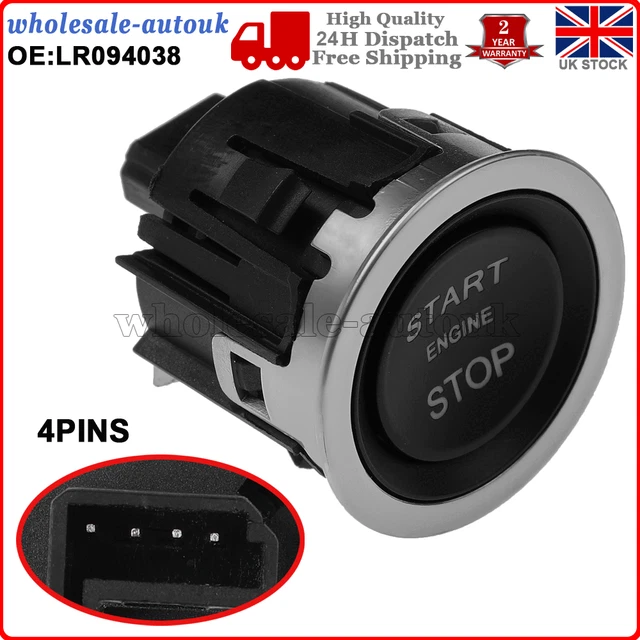 LR094038 FIT FOR Land Rover Range Rover Ignition Stop Start Button ...