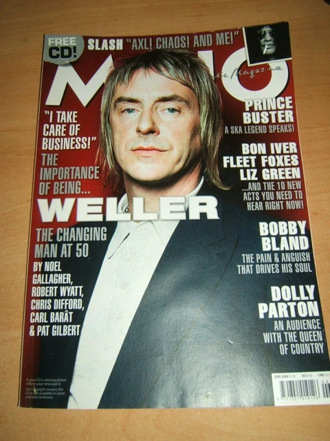 MOJO MAGAZINE 175 June 2008 features Paul Weller, Slash +CD £2.20 ...