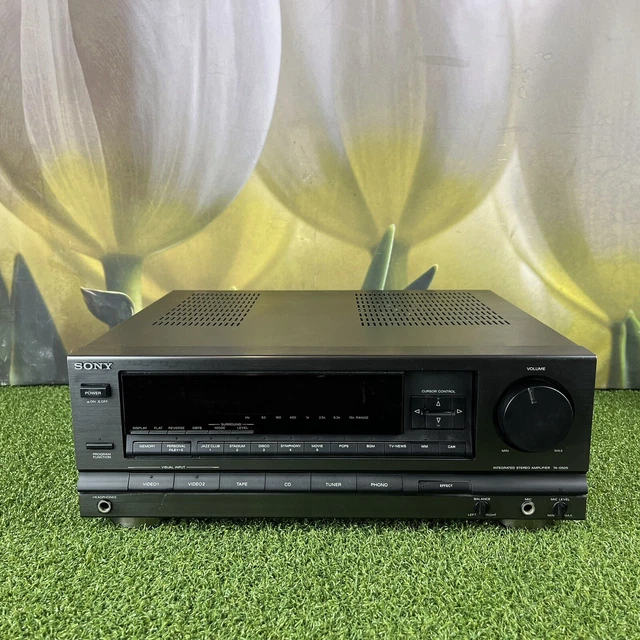 SONY BLACK TA-D505 Stereo Amplifier - Fully Working - Phono Stage ...