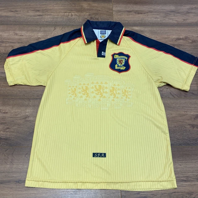 SCOTLAND NATIONAL TEAM Score Draw 1996-1999 Football Shirt M £69.24 ...