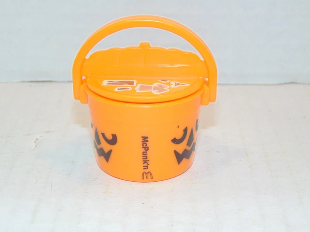LIL MCDONALD’S BOO Bucket #8 2025 Happy Meal Toy Halloween Pumpkin MINI ...