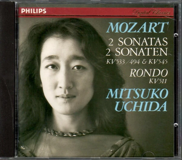 WOLFGANG AMADEUS MOZART Mitsuko Uchida 2 Sonatas = 2 Sonaten KV 533/494 & KV 545 EUR 7,99 ...