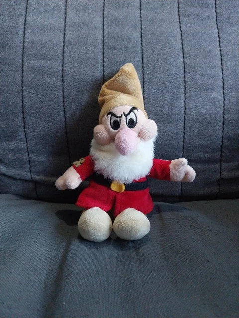 GRUMPY DISNEY STORE Snow White & Seven Dwarfs 7" Soft Toy Plush £0.99 ...