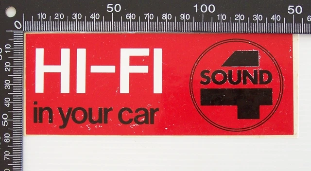VINTAGE HI-FI IN Your Car 4 Sound Stereo Audio Advertising Promo ...