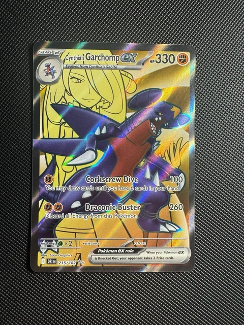 POKÉMON CYNTHIA'S GARCHOMP ex 215/182 Sv10: Destined Rivals Holo £8.86 - PicClick UK