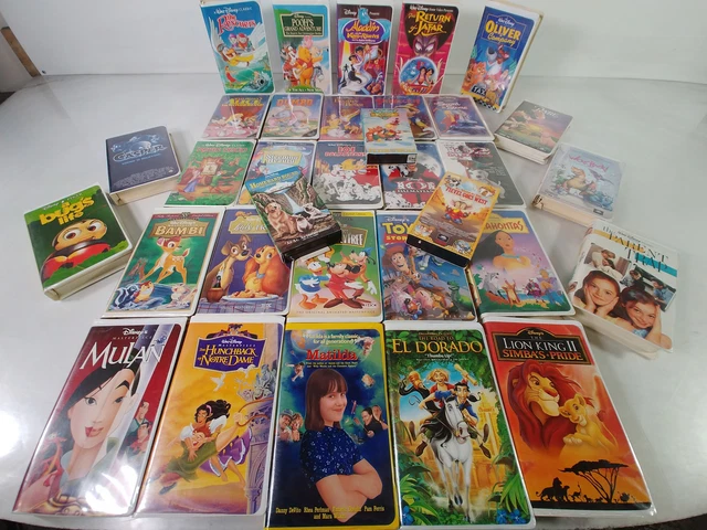 DISNEY VHS33 33 Verschiedene Disney VHS Masterpiece Kassette Kassetten ...