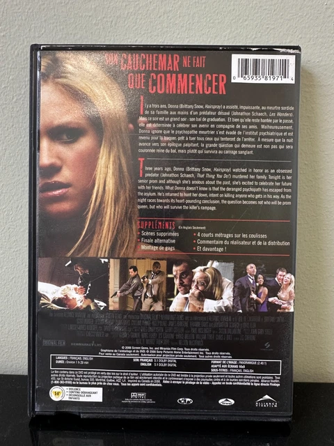 DVD MOVIE PROM Night Version Non-Censored ENG/FR Brittany Snow 1-Disc ...