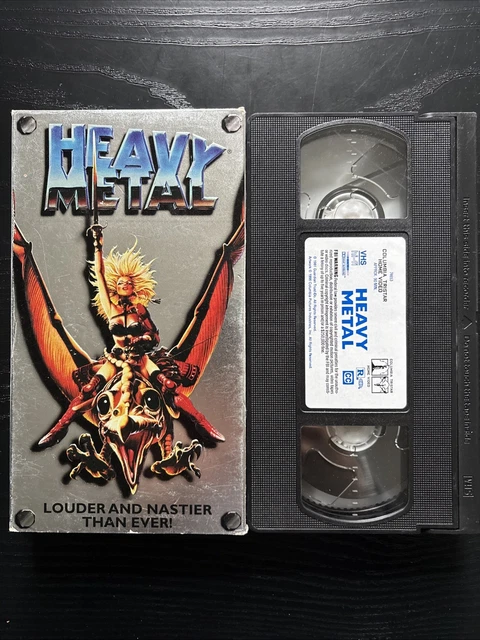 HEAVY METAL 1981 (VHS, 1996, THX Digitally Mastered) Movie Silver Used ...