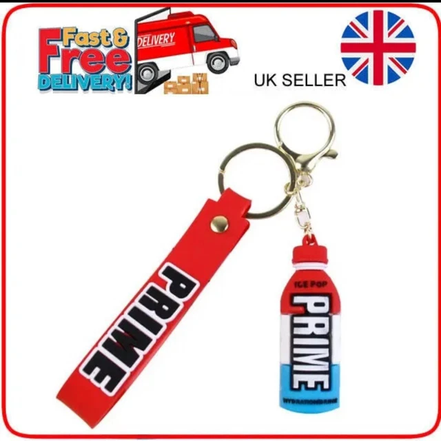 PRIME KEYRING DRINK Prime Hydration Bottle Can Key Ring Keychain HQ UK ...