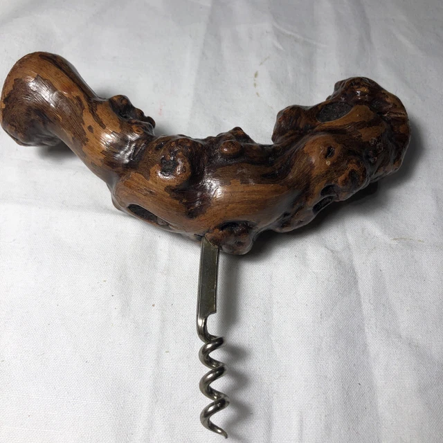 TIRE BOUCHON ANCIEN en cep de vigne Signé Laurent SIRET Rochefort sur Loire EUR 18,00 - PicClick FR