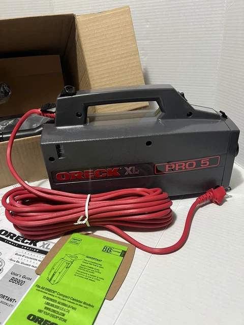 ORECK COMMERCIAL XL Pro 5 Super Compact Canister Bagged Vacuum Cleaner ...