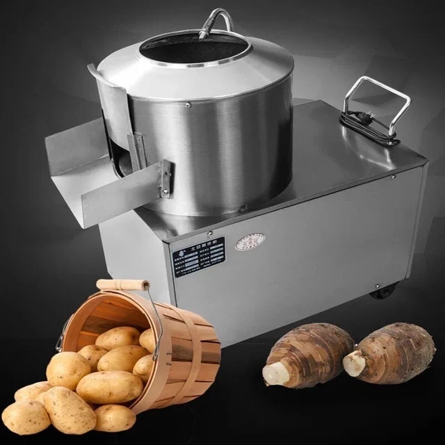 COMMERCIAL ELECTRIC POTATO Peeling Machine Automatic Sweet Potato ...