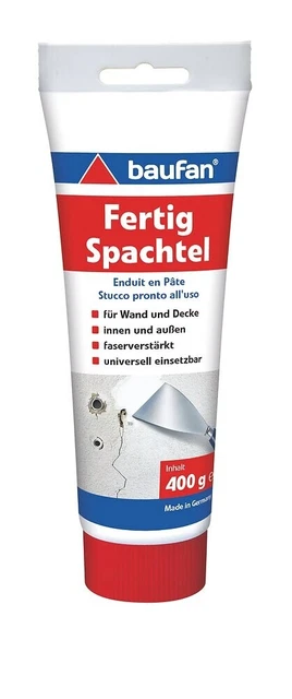 BAUFAN FERTIG-SPACHTEL 400G para Interior Y Hormigón, Teja, Yeso ...