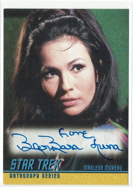 STAR TREK THE Original Series TOS Season 2 Autograph Card A43 Barbara ...