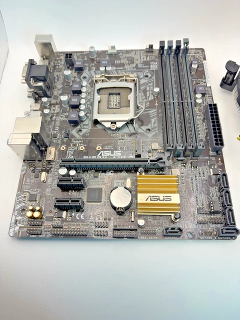 ASUS B150M-A D3 LGA1151 DDR3 Micro ATX Motherboard + I/O Shield ...