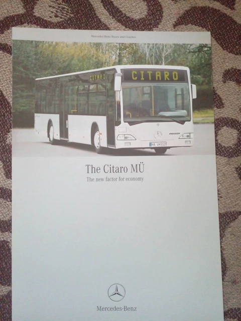 MERCEDES-BENZ CITARO MU bus brochure prospekt 2003 EUR 4,58 - PicClick FR