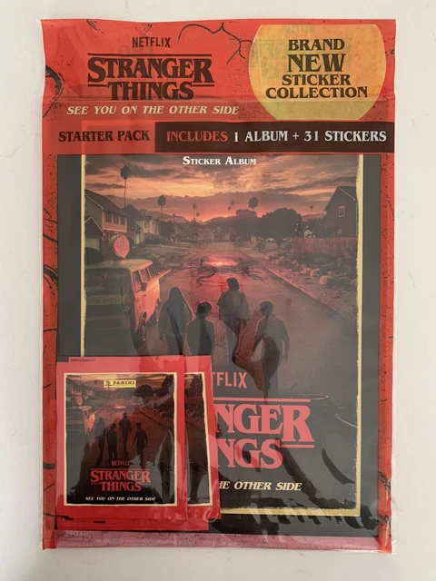**STRANGER THINGS PANINI Sticker Album Starter Pack 2024** £12.99 ...