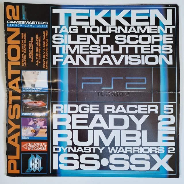 GAMES MASTER PLAYSTATION 2 Launch Game Guide Magazine Booklet 2000 ...