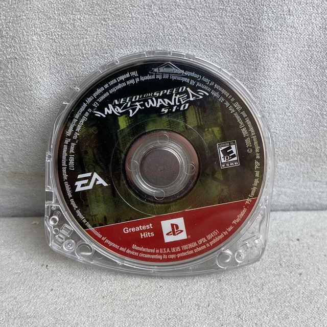 NEED FOR SPEED Most Wanted 510 Sony PSP Loose UMD Only Racing Game 2005 ...