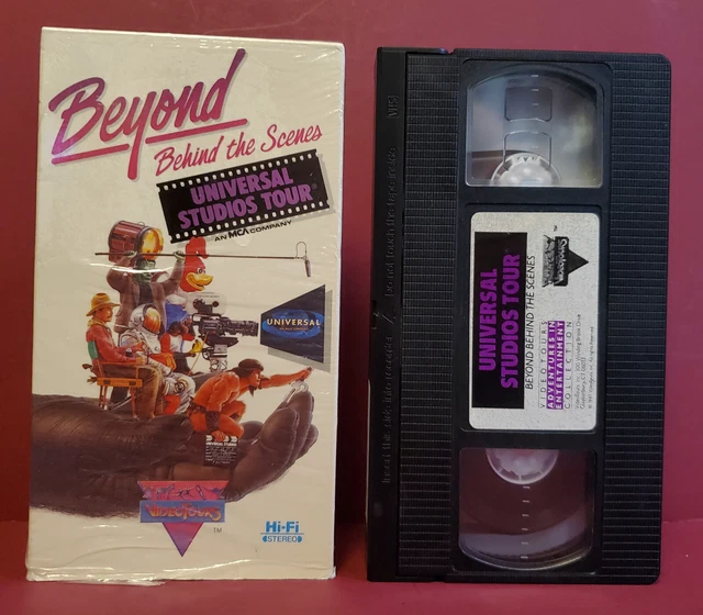 VHS BEYOND BEHIND the Scenes Universal Studios Tour 1987 *BUY 2 GET 1 ...