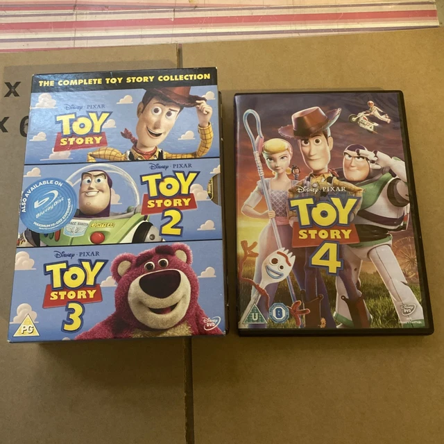 DISNEY PIXAR TOY Story Complete 1-4 Bundle Collection Animated Kids ...