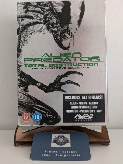 ALIEN PREDATOR TOTAL Destruction The Ultimate DVD Collection. ALL 8 ...