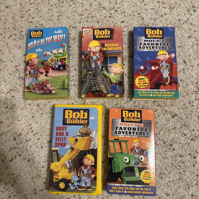 BOB THE BUILDER Help Is On The Way VHS Lot Rolley’s Muck’s Vintage ...