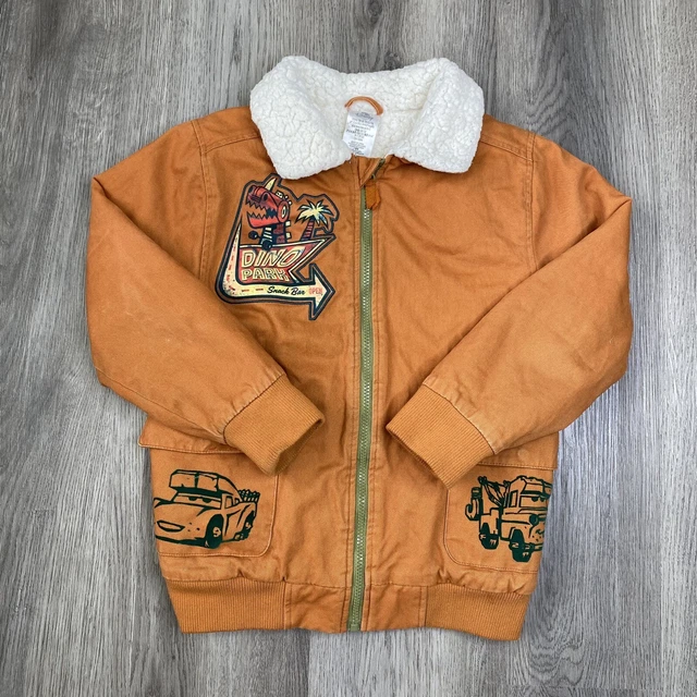 DISNEY STORE PARKS Pixar Cars On The Road Jacket For Kids Boys Sz 7-8 ...