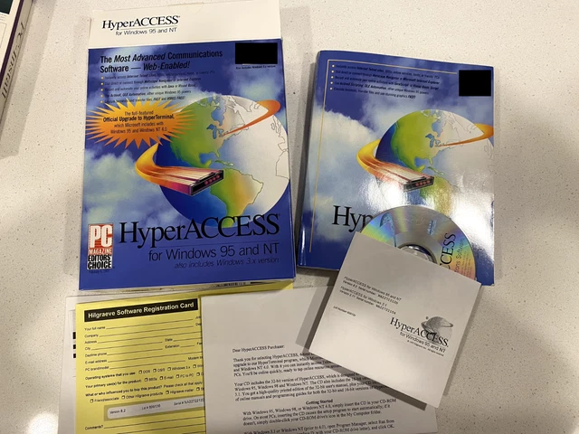 HYPERACCESS FOR WINDOWS 95 NT v8.2 and windows 3.11 v2.11 $40.00 ...