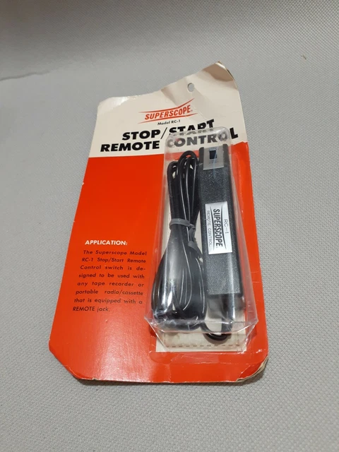 NEW GEN. MARANTZ Superscope RC-1 Stop/Start Remote Control for ...
