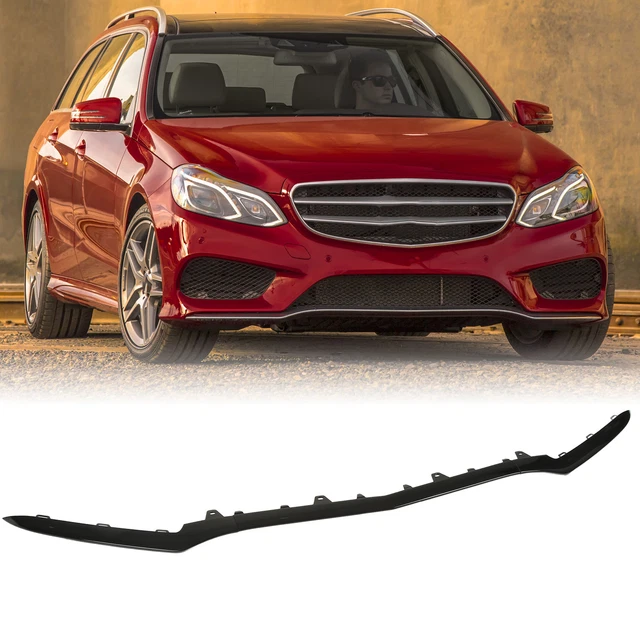 FRONT BUMPER LOWER Cover 3pcs Front Bumper Molding Cover Gloss Black ...