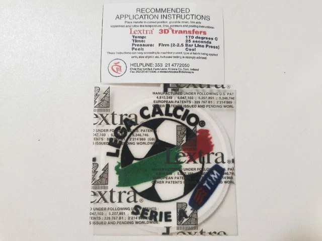 DISTINTIVO UFFICIALE LEXTRA Serie A TIM 2005-2008 LEGA CALCIO EUR 71,22 ...