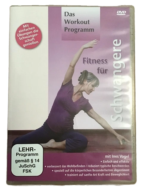 FITNESS FÜR SCHWANGERE DVD Workout Programm Ines Vogel Schwangerschaft ...