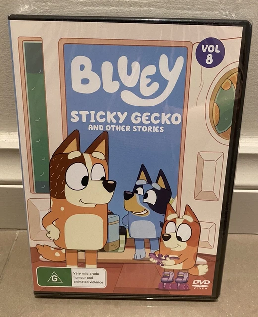 NEW BLUEY - Sticky Gecko & Other Stories : Vol 8 (DVD, 2019) Brand New ...