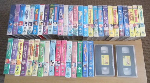WALT DISNEY VHS Bundle x45 [All Untested] £16.31 - PicClick UK