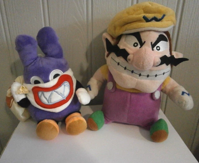 2 X PERSONAGGI di Super Mario Wario & Nabbit Rabbit peluche giocattolo ...